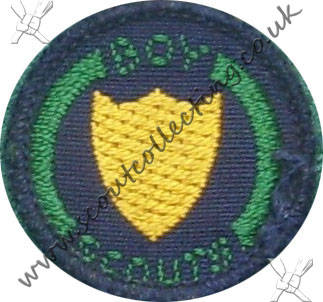 Civil Defense Scout Badge Blue Woven and Bound 1939 to 1945 ...