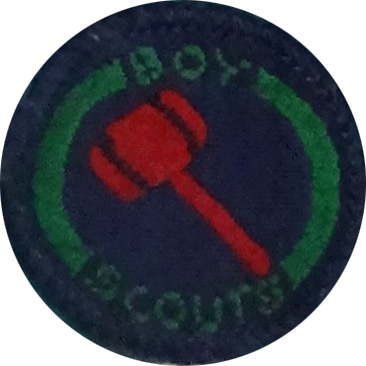 Debater Scout Badge Blue Woven and Bound 1934 to 1967 | Collecting Badges