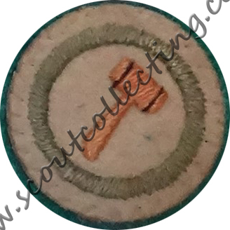 Debater Felt Scout Badge Khaki 1908 to 1928 | Collecting Badges