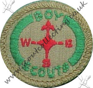 Explorer Scout Badge Khaki Woven and Bound 1934 to 1967 | Collecting Badges