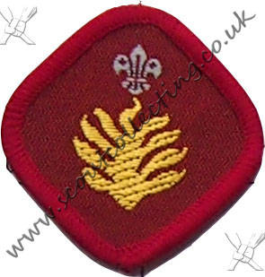 Fire Safety Scout Badge post 1991 to 2001 | Collecting Badges
