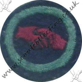 Interpreter Felt Scout Badge Blue 1910 to 1928 | Collecting Badges