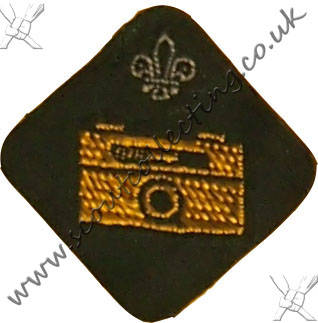 Photographer 1967 to 1971 Nylon Scout Badge | Collecting Badges
